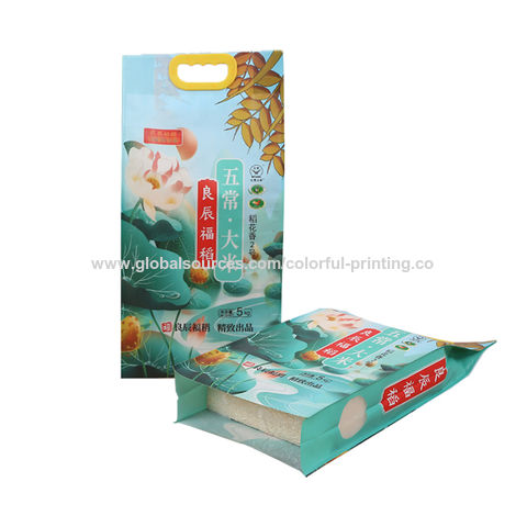 Buy Wholesale China 10kg Side Gusseted Custom Bopp Rice Packing Bag ...