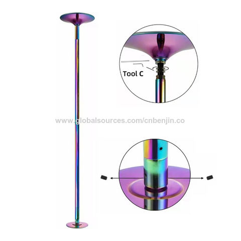 Buy Wholesale China Indoor 360 Spin Training Stripper Pole Detachable ...