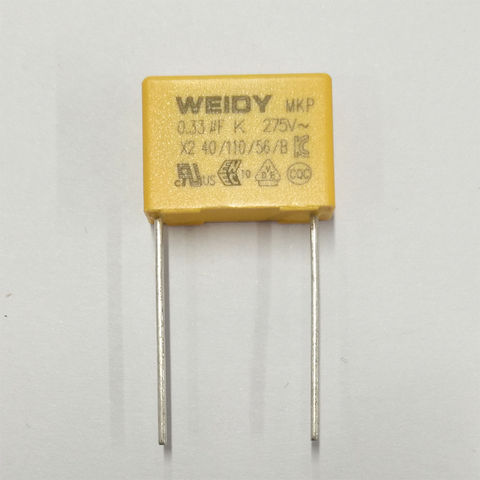 Safety capacitor, MKP X2 275VAC 340nF Lead space:10MM, interference ...