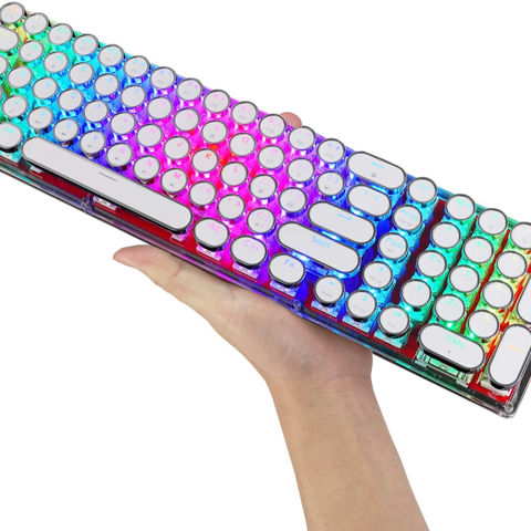 Buy China Wholesale Wireless Bluetooth Mechanical Keyboard Rgb Backlit ...