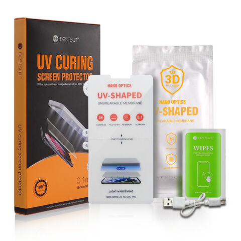 Buy China Wholesale 0.1mm Ultra-thin Screen Protector Uv Curing Film ...