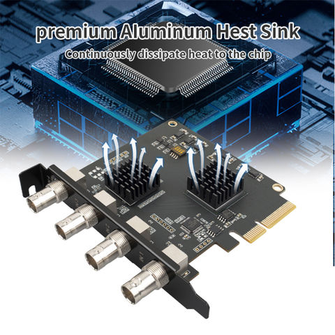 DirectShow Specification 4CH Internal SDI PCI Express X4 Capture Card ...