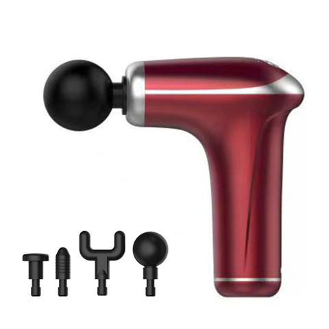 Hand-held Deep Tissue Percussion Muscle Massage Gun 6 Head Attachments ...