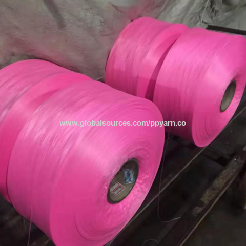 Buy Wholesale China Polypropylene Yarn For Knitting Rose Color 600d ...