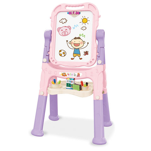 Magnetic Double-sided Long Legs Blackboard Magnetic Drawing Board Stand ...