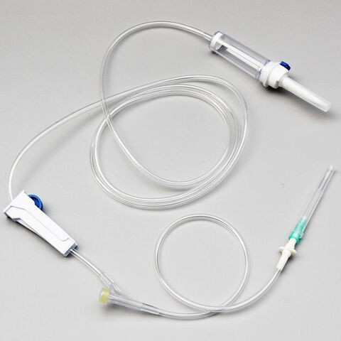 Medical Disposable Iv Giving Infusion Drip Set With Pvc Tubing $0.068 ...