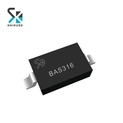 SHIKUES Hot sale BAS316 SOD-323 Surface Mount switching diode, Diode ...