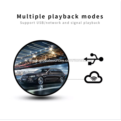 Buy Wholesale China 5inchround Hd Lcd Advertising Video Media Player ...