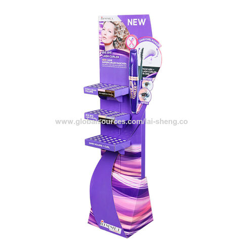Buy Wholesale China Pop Floor Display Cosmetic Display Stand Makeup ...