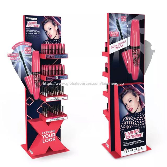 Buy Wholesale China Cosmetic Floor Display Rack Pop Floor Display Stand ...