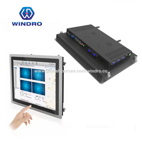 High Brightness 600nits, 10.4 Inch Hmi Monitor Panel Pc For Industrial ...