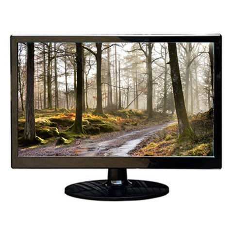OEM 15 17 18.5" 19.5" inch desktop led monitor with vga usb dvi, 15 ...