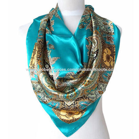 Buy Wholesale India Polyester Scarves Made Of 100% Polyester & Scarf at ...