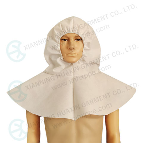 Buy Wholesale China En1149-5 Disposable White Sms Cape Hood Serged Seam ...