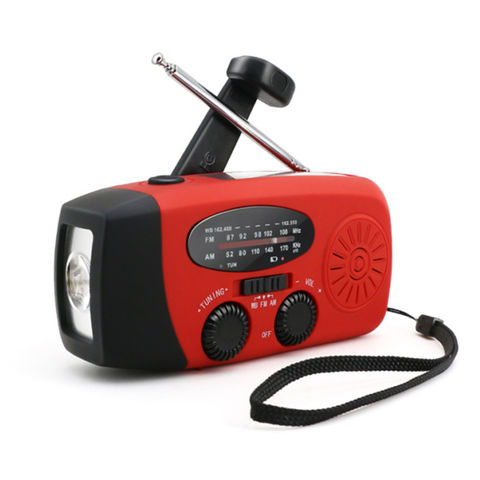 Buy Wholesale China 2000mah Emergency Led Radio Solar Hand Crank Am/fm ...