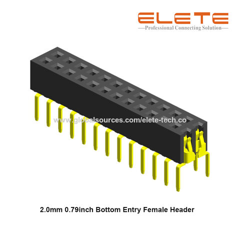 Buy China Wholesale Bottom Entry Female Socket Pin Headers And Mating ...