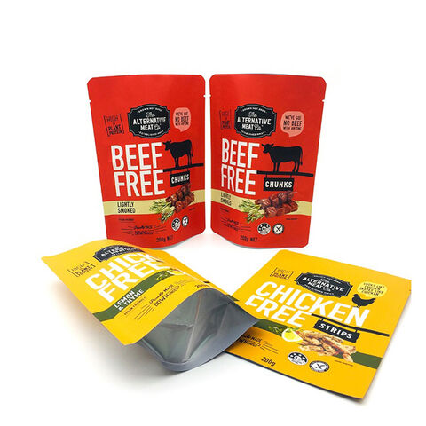 Custom Food Packaging Pouch Snack Beef Jerky Stand Up Pouch Retort ...