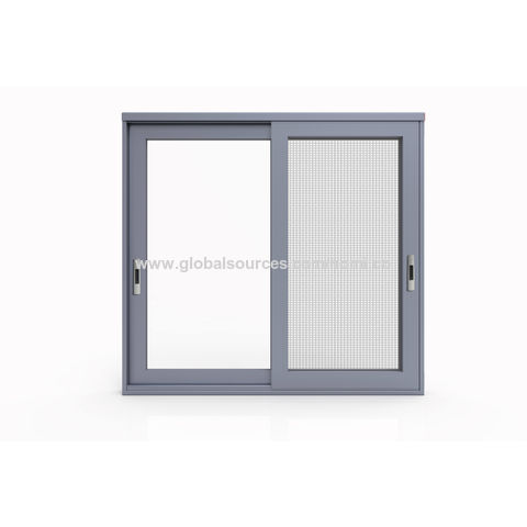 Buy Wholesale China Aluminium Extrusion Sliding Window With Mesh ...