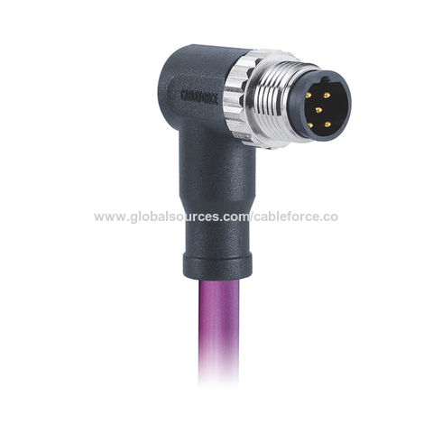 Buy Wholesale China China Supplier M12 B Code Male 5 Pin Angled ...