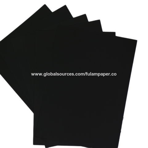 Buy Wholesale China 150gsm Black Paper Card High Grade Black Paper ...