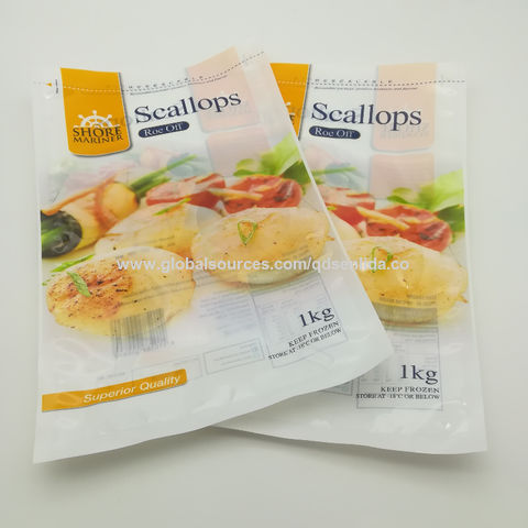 Buy Wholesale China Frozen Scallops Packaging Bags & Frozen Scallops ...