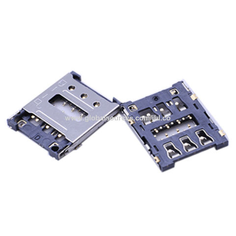 Buy Wholesale China Nano SIM Card Connector NANO SIM 6P H1.40 Lift type ...