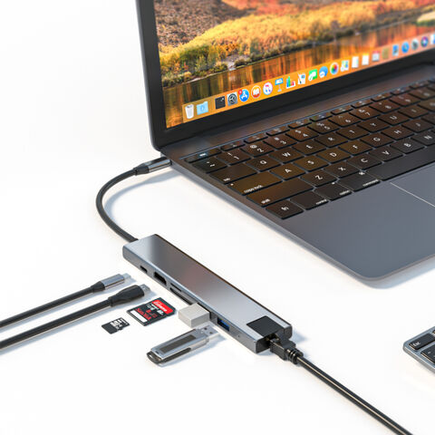 Buy Wholesale China Purplelec 7 In 1 Usb Hub Factory Mac Usb C Adapter ...