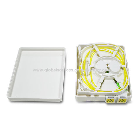 Buy Wholesale China 2 Port Terminal Box 2 Core Ftth Wall Mounting White ...