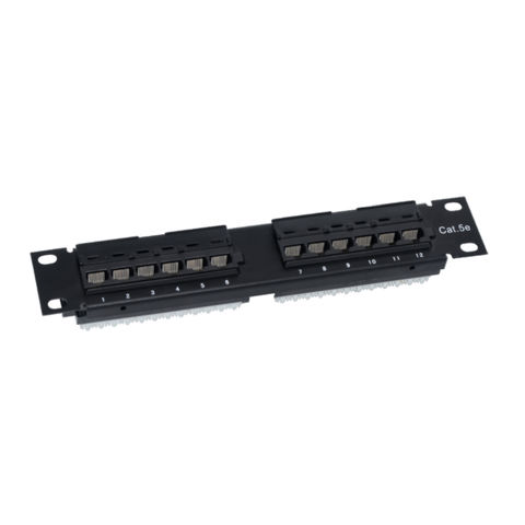 Buy Wholesale China 10"1u Utp Cat5e Patch Panel 12 Ports 110 Type Idc ...