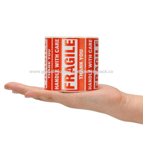 Buy Wholesale China Fragile Stickers 2'' X 3'' Fragile Label Sticker ...