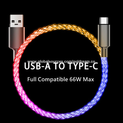 Buy Wholesale China Factory Direct Price Rgb Led Usb To Type-c Charger ...
