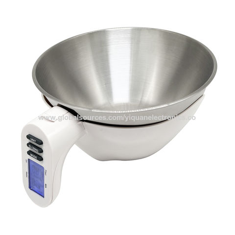 Food Scale with Removable Stainless Steel Bowl Food Weigh Scale, Food ...
