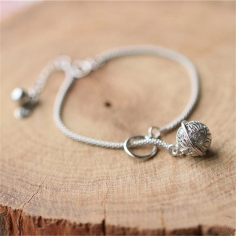 Bulk Buy China Wholesale 925 Sterling Silver Lucky Bell Bracelets For ...