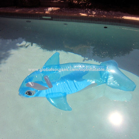 Buy Wholesale China Inflatable Dolphin Ride-on Pool Float Toys For Kids ...