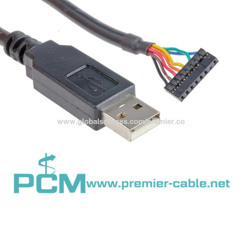 USB to UART cable Supports +3.3V UART signals, USB A to UART cable TTL ...