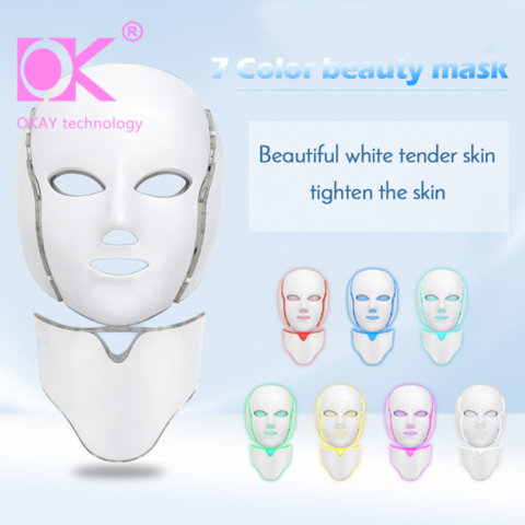 Buy Wholesale China Led Face Mask 7 Colors Led Light Mask Beauty ...