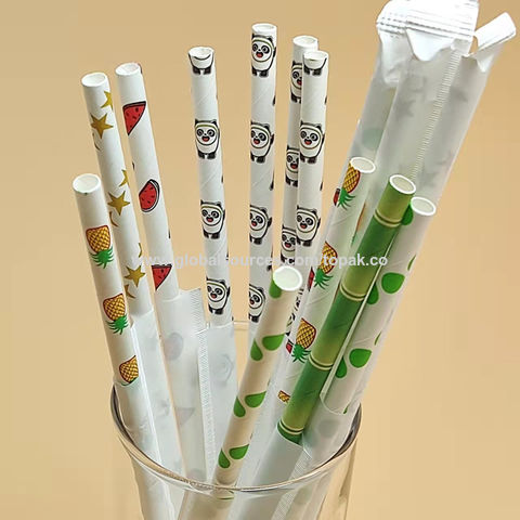 Buy Wholesale China Individually Wrapped Paper Straws Disposable ...