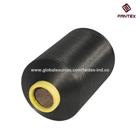 Buy Wholesale China Hot Sale Polyester Yarn Dty 75d/36f Dope Dyed Black (ddb) Yarn Color For ...