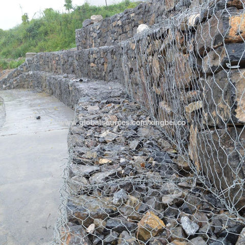 Buy Wholesale China Pvc Coated Hexagonal Double Twisted Gabion Mesh ...