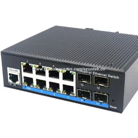 Buy Wholesale China Uotek 4+8 Gigabit Managed Industrial Grade Switch ...
