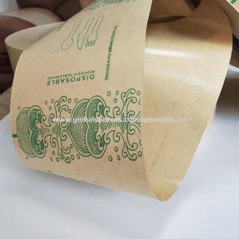 Buy Wholesale China Food Warapping Package Paper Roll,flexo Print Kraft ...