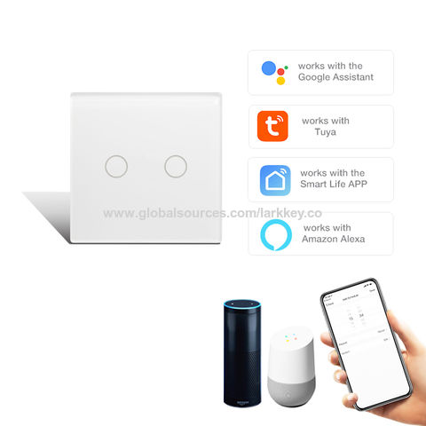 Buy Wholesale China Tuya Larkkey Smart Life Smart Touch Electrical Lcd ...