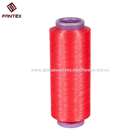 Buy Wholesale China Hot Sale Polyester Yarn Dty 300d/96f Dope Dyed Color(colour) Yarn Excellent ...