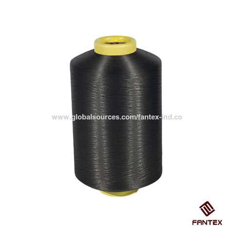 Buy Wholesale China New Arrival Polyester Yarn Dty 300d/96f Dope Dyed Black (ddb) Yarn Color For ...