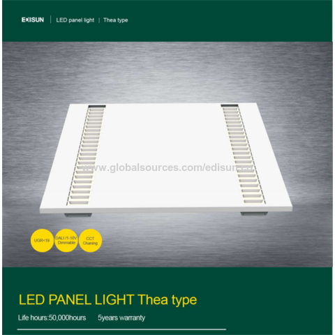 Buy Wholesale China Thea Type Led Panel Lighting Ugr 19 European New ...