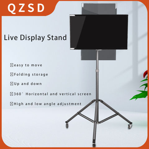Buy Wholesale China Aluminum Live Streaming Tripod With Universal Wheel ...
