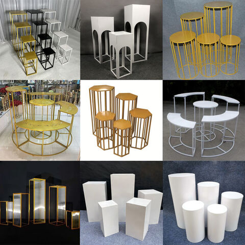 Buy Wholesale China Wedding New Geometric Stand Guide Rectangular Iron ...