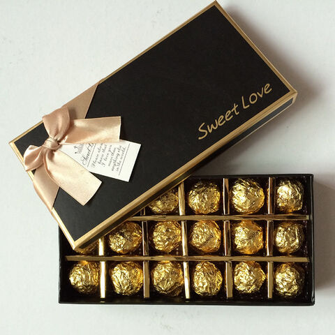 Buy Wholesale China Custom Lid And Base Chocolate Box With Custom Logo ...