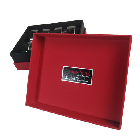 Luxury lid and Base Chocolate Box With Custom LOGO Fancy gift Box with PVC Tray Chocolate ...