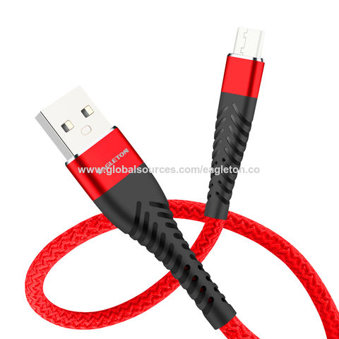 Buy Wholesale China Cloth Fabric Fishtail1m 2a Micro Usb Cable Support ...